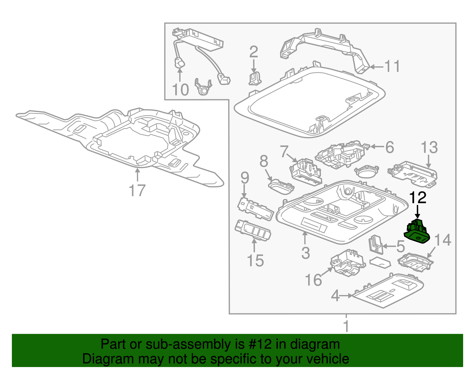 22960888 - Jet Black Theft Deterrent Alarm Disable Switch 2014-2019 ...