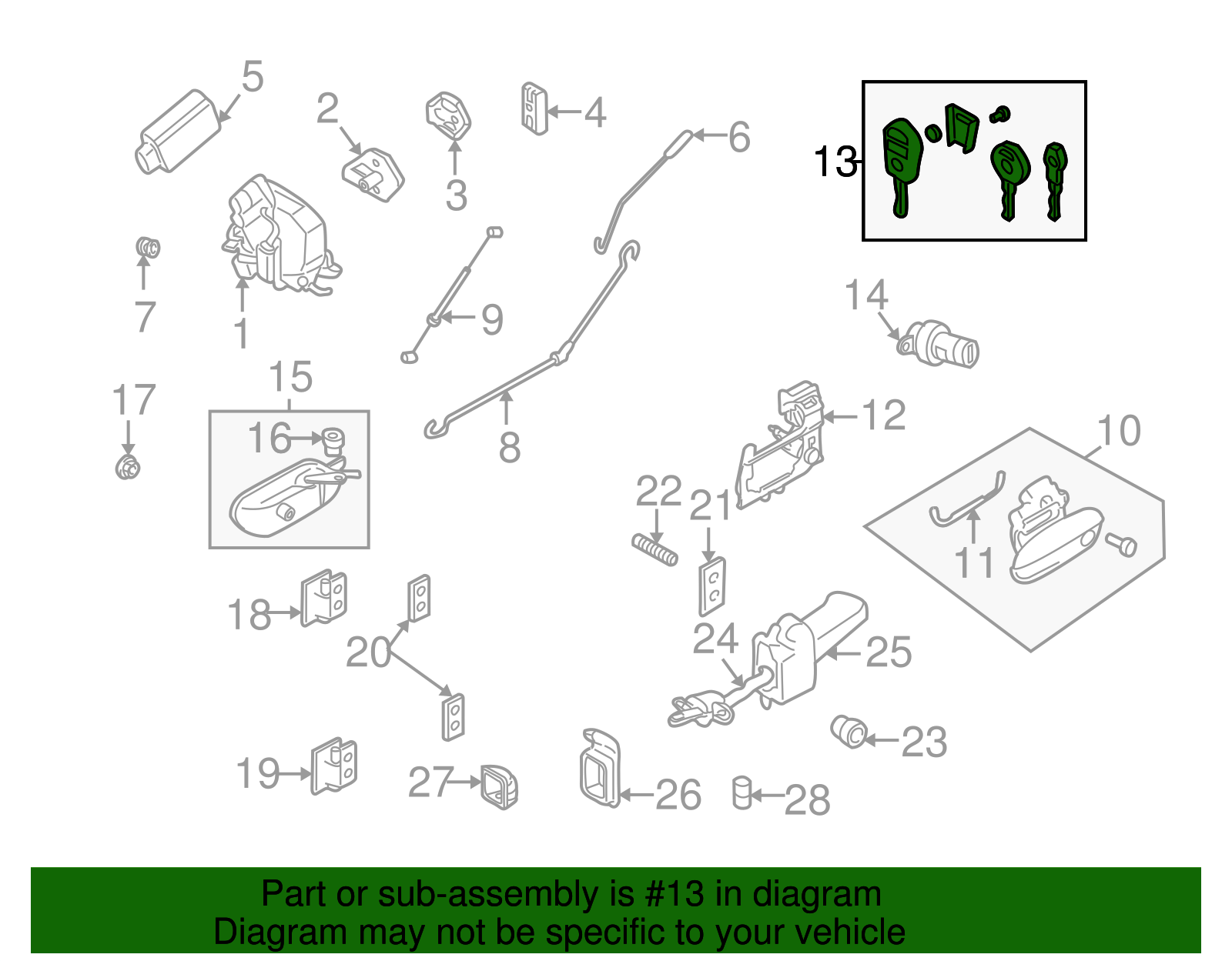 51-21-8-205-441 - 2000-2002 BMW - Key | BMWPartsHub