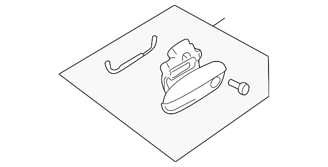 51218245462 - 1997-2003 BMW Handle, Outside (51-21-8-245-462) | BMW of ...