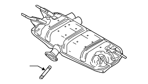 2019-2022 Mazda MX-5 Miata Muffler PE4S-40-100A | Florida Mazda Parts