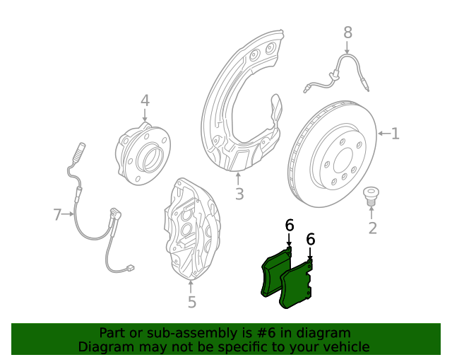 34-10-6-889-266 - Brake Pads Front - 2019-2022 BMW | Buy BMW Parts Now