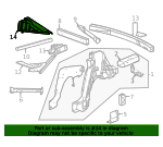 2020-2025 Chevrolet Corvette Exposed Carbon Fiber Driver Side Back Body ...