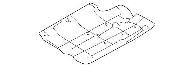2017-2022 Nissan Rogue Sport Under Cover 74815-6MA0A | Melloy Nissan Parts