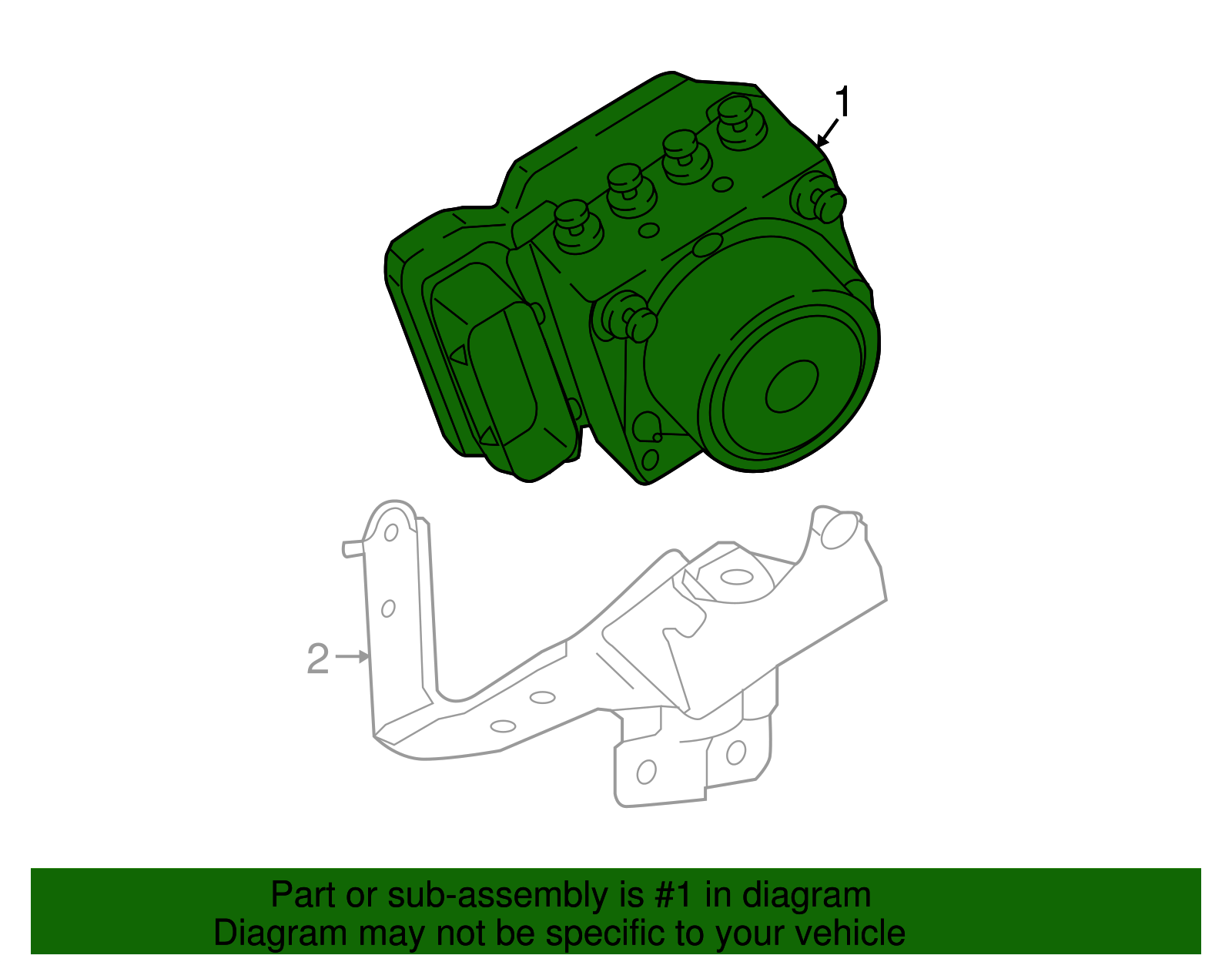 2018 Nissan Murano Actuator Assembly 47660-9UG1A | Sullivan Brothers Nissan