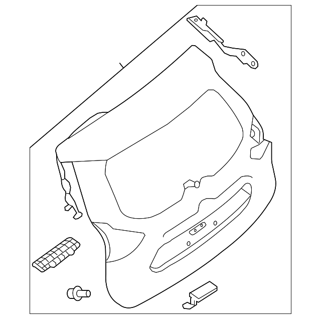 2017-2019 Nissan Rogue Lift Gate 9001A-7FR0A | QuirkParts