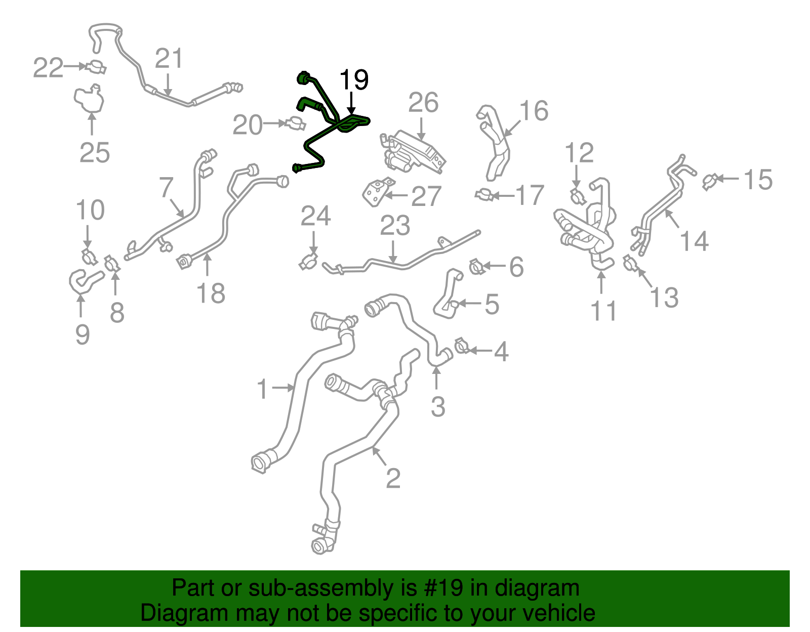 2018-2020 Audi Q5 By-Pass Pipe 80A-121-081-DH | OEM Parts Online