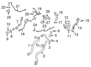 2018-2023 Audi Upper Hose 80A-122-101-BK | Genuine Audi Parts