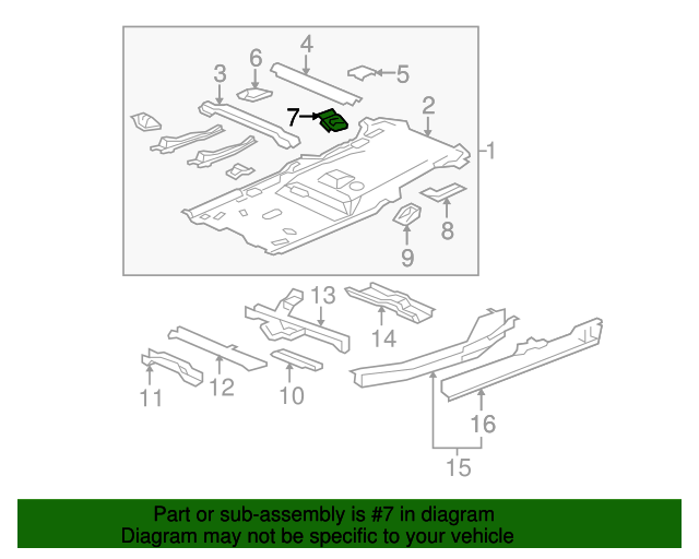 2009-2015 Honda Pilot Plate 65696-STX-A00ZZ | Cheaper Honda Parts