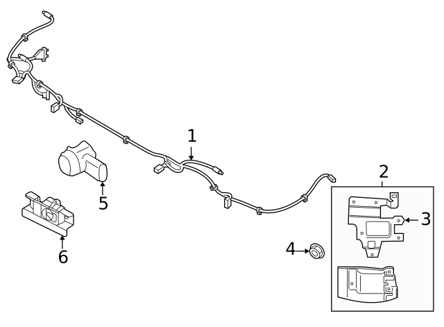 99140-S1500 - Blind Spot Detection System Warning Sensor 2021-2023 ...