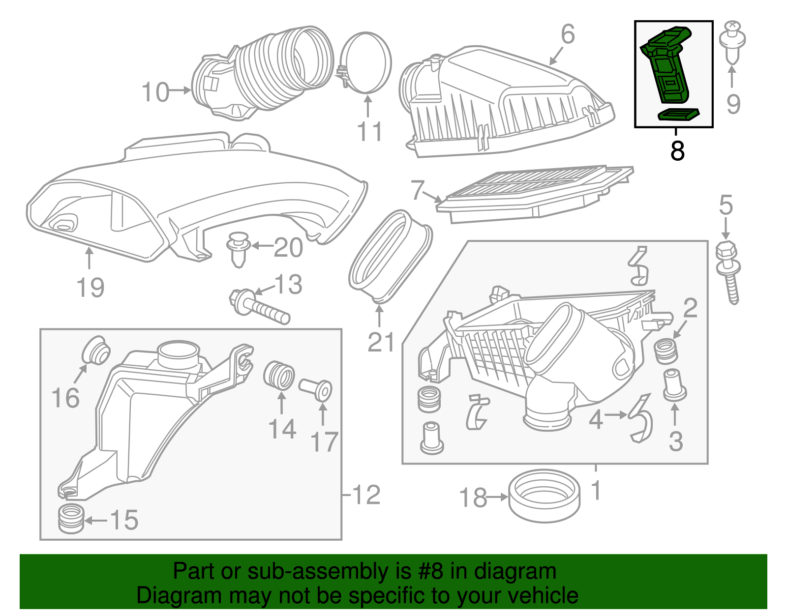 37980-RNA-A01 - Mass Air Flow Sensor 2003-2017 Honda | Honda Parts Online