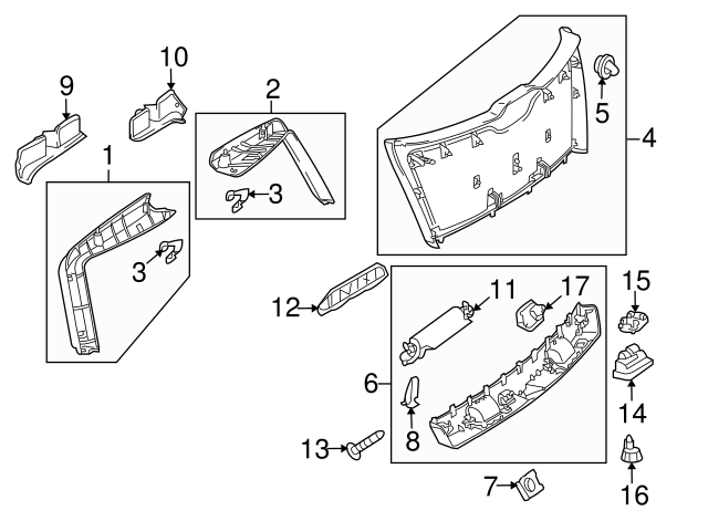 2016-2020 Mercedes-Benz Lower Trim Panel 253-740-01-72-9051 | MB Online ...