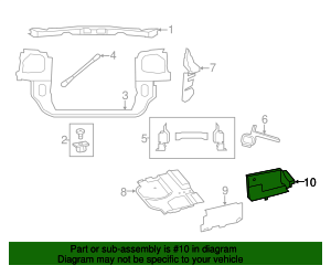 2011-2020 Mopar Splash Guard 68109830AA | Mopar Parts Canada