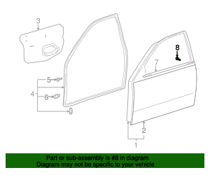 90080-16112 - Frame Molding Screw - 2001-2009 Lexus | MyLexusParts