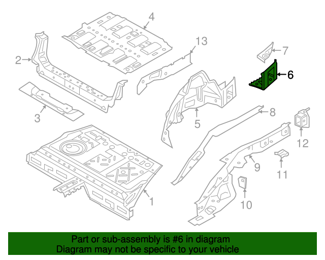 41007438651 - 2016-2021 BMW X1 Extension Panel (41-00-7-438-651) | BMW ...