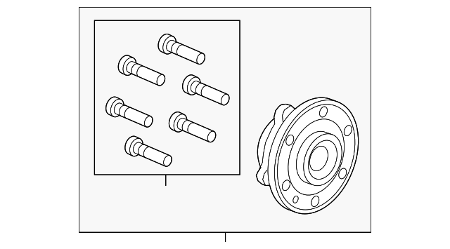 2019-2024 GM Front Wheel Hub 13536045 | AutoNationParts.com