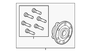 2025 GM Front Wheel Hub 13549863 | NewGMParts.com