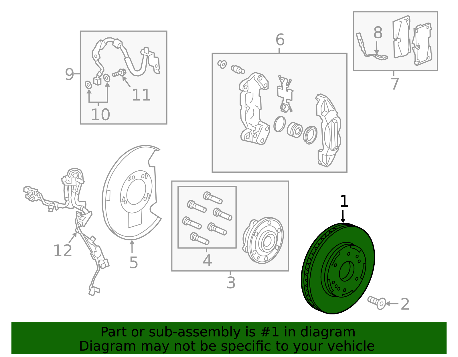 2019-2025 GM Rotor 13553983 | GM Parts Center
