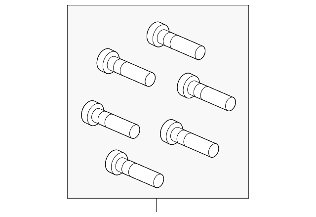 2019-2025 GM Front Wheel Stud 12451949 GM | GMPartsDirect.com
