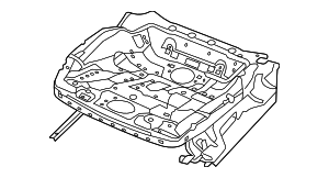 5C5-881-106-B - Seat Frame 2012-2019 Volkswagen Beetle | Volkswagen ...