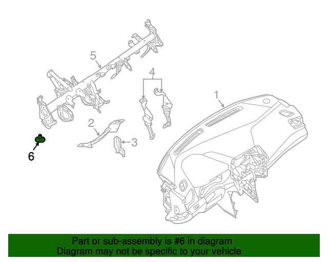 Reinforced Beam Cap - Nissan (68180-ZX60A) | TascaParts.com