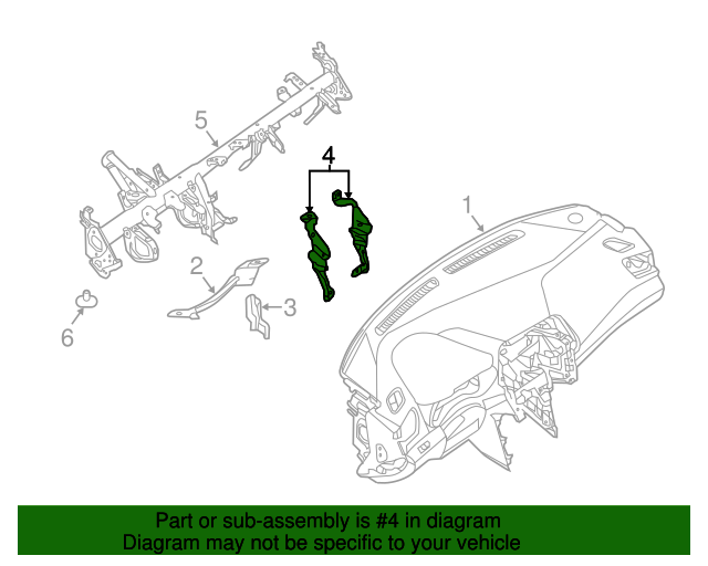 2016-2023 Nissan Maxima Mount Bracket 28039-4RA0A | Parts for Nissans