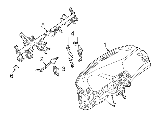 2016-2021 Nissan Maxima Protector 67503-4RA0A | OEM Parts Online