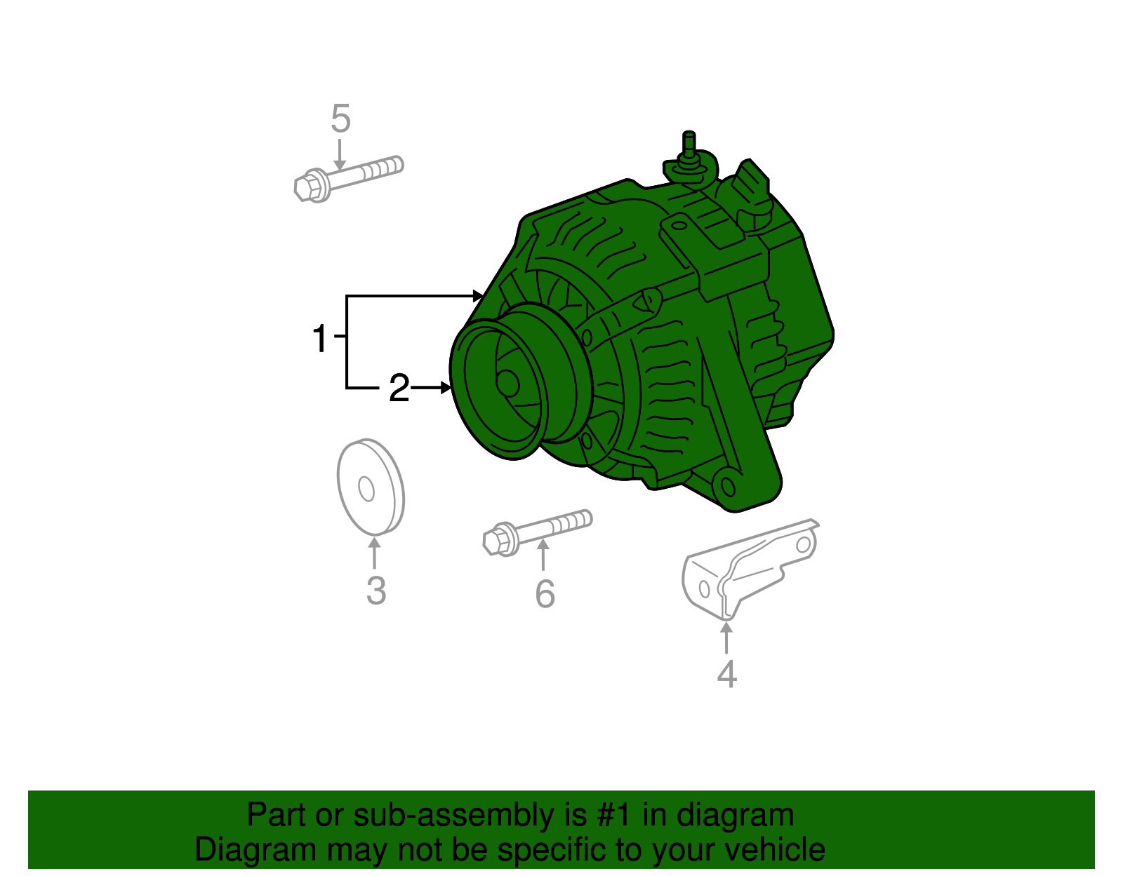 2007-2010 Lexus Alternator 27060-31111-84 | OEM Parts Online