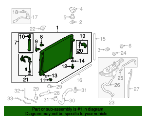21410-JU40B - Radiator Assembly 2012-2020 Nissan 370Z | Nissan Parts ...