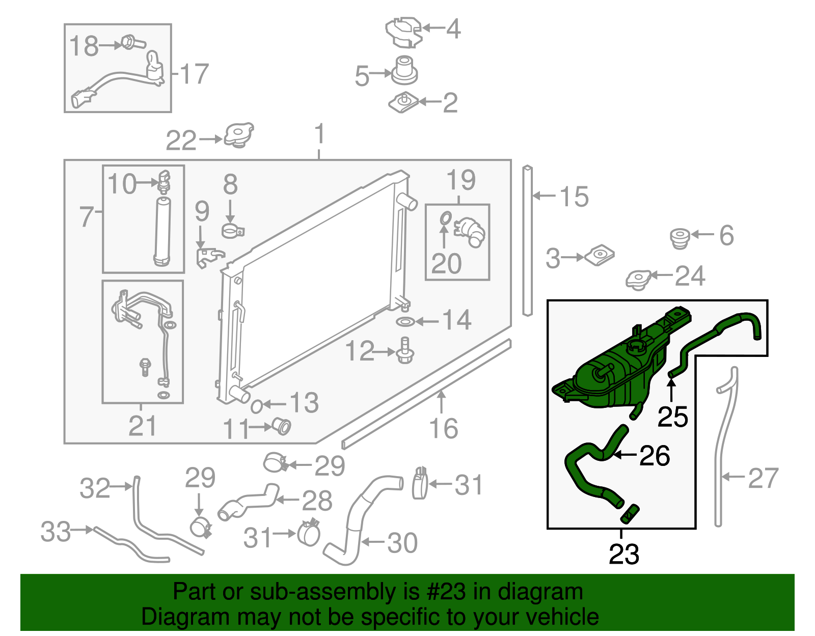 2012-2020 Nissan 370Z Expansion Tank 21710JK90B | Retail Performance ...