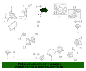 222-820-14-02 - Speaker 2014-2020 Mercedes-Benz | Mercedes-Benz USA Parts