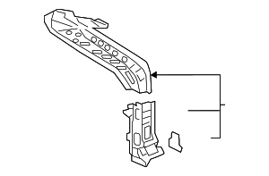 61704-42900 - Inner Quarter Panel 2019-2024 Toyota | Toyota of Laredo Parts