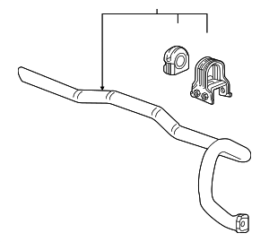 2017-2024 GM Front Stabilizer Shaft 85127573 GM | GMPartsDirect.com