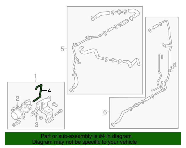 2017-2022 Genesis G90 Hose Brake Booster Vacuum 59131-D2900 | OEM Parts ...