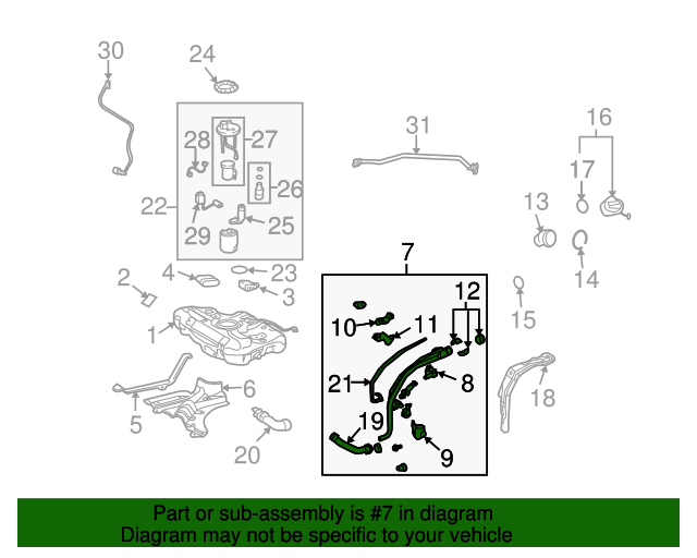 2012-2013 Toyota Filler Pipe 77210-02272 | Toyota Parts Center