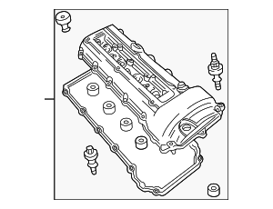 Jaguar OEM Valve Cover Part# AJ811012 | OEM Vehicle Parts
