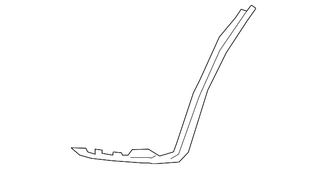 Genuine Toyota Extension part# 52672-0R020 for 2009-2012 Toyota RAV4 ...