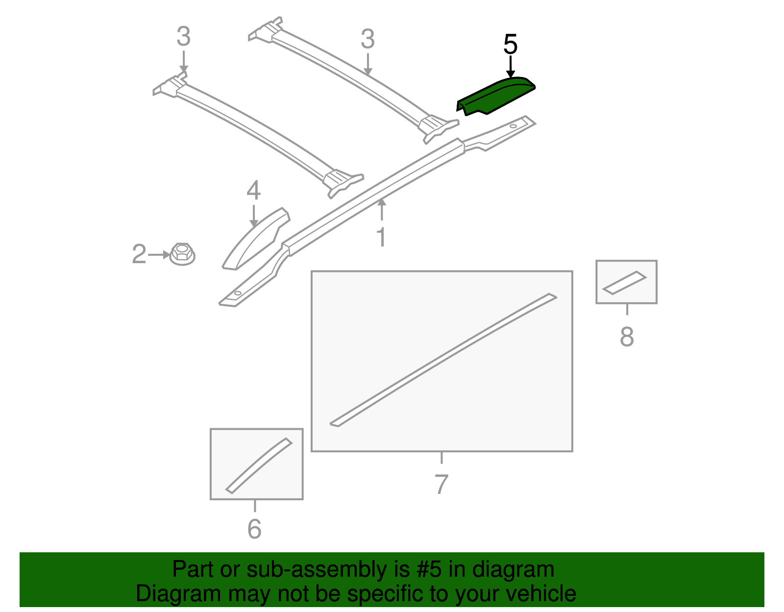 2007-2010 Hyundai Veracruz Rear Cover 87252-3J000 | Hyundai Wholesale ...