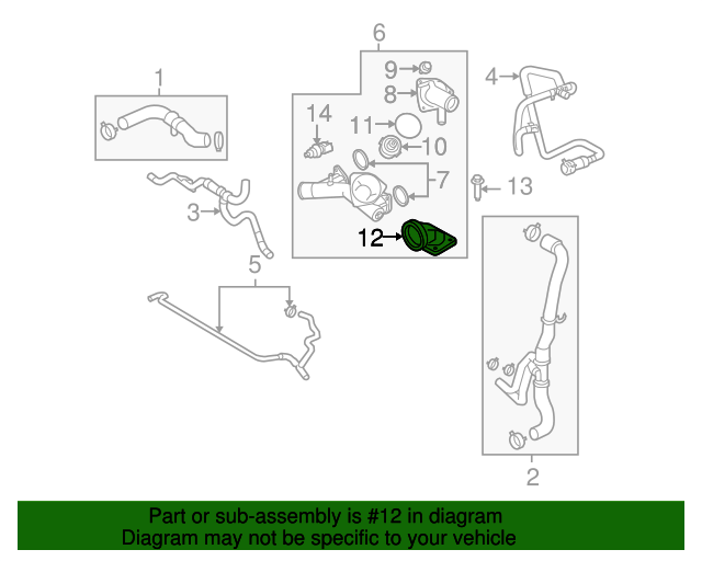 Genuine OEM Lower Housing Part# PEH500140 Fits 2005-2009 Land Rover: Up ...
