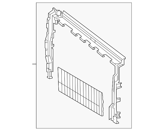 253-505-20-00 - Air Baffle 2018-2021 Mercedes-Benz | Mercedes-Benz USA ...