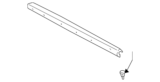 Genuine Toyota Protector part# 65717-0C010 for 2001-2006 Toyota Tundra ...