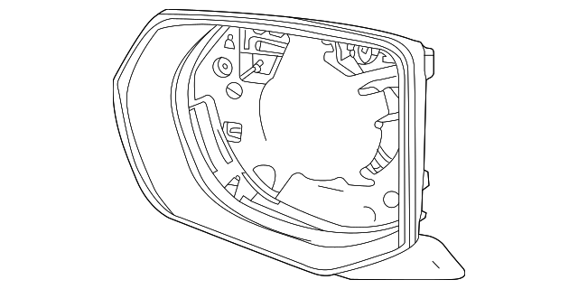 2021-2023 GM Passenger Side Door Mirror Housing Bezel 84642796 | QuirkParts