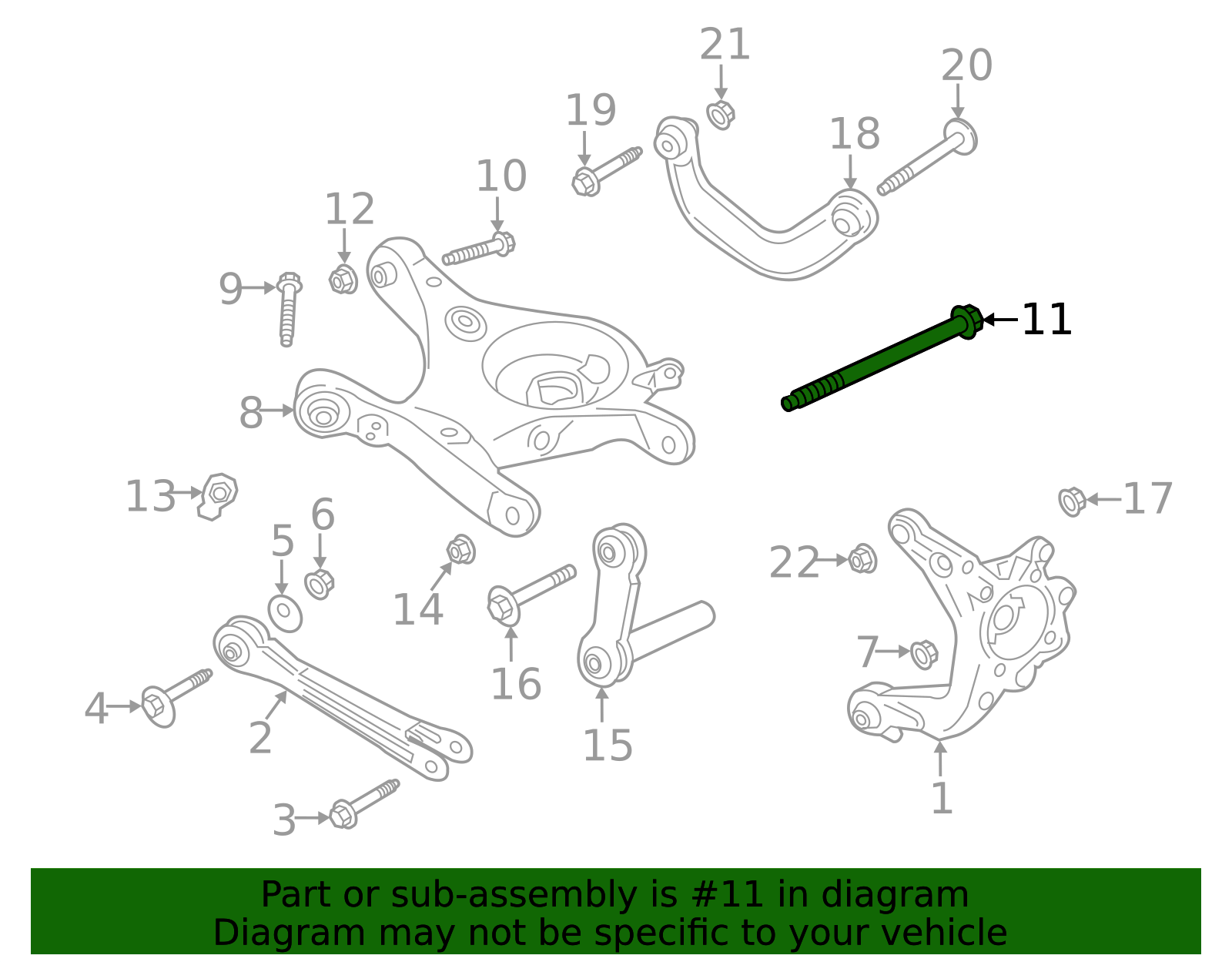 2020-2025 Ford Lower Control Arm Mount Bolt W720438-S439 | OEM Parts Online