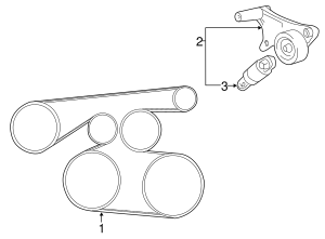 90916-A2012 - Serpentine Belt 2001-2008 Toyota | Longo Toyota Parts