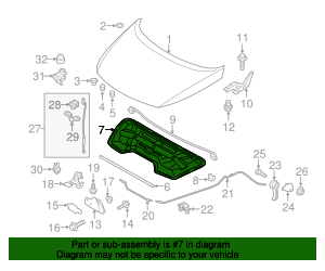 81125-3W000 - Insulator 2011-2016 Kia Sportage | Kia.Parts Store