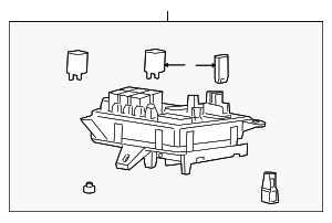 2013-2017 Buick Enclave Instrument Panel Wiring Harness Junction Block ...