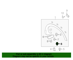 2013-2023 Mazda OEM NEW 2016-2019 Mazda CX3 Sport Wheel Opening Molding ...