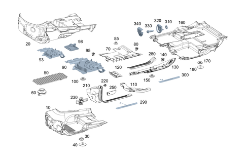 Front Panel Pillar Panelling, Lining on Floor and Footrest for 2024 ...
