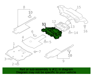 982-825-205-A - Rear Cover 2020-2024 Porsche | Delaware Porsche Parts