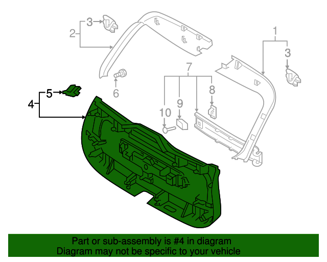 32216236 - Lower Trim - 2018-2020 Volvo XC90 | Volvo OEM Parts Direct