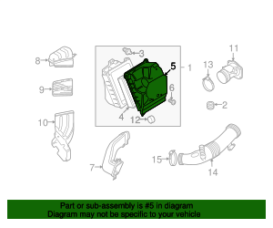 2005-2008 Audi Exhaust Manifold Heat Shield 03G-133-833 | Audi USA Parts